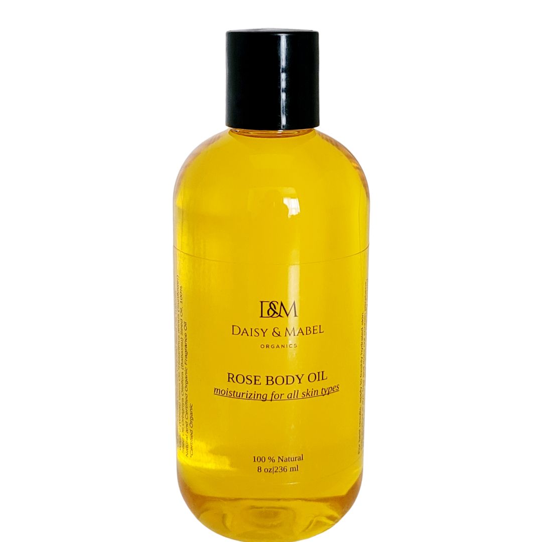 Rose body oil for glowing summer skin and dry skin in the winter ...